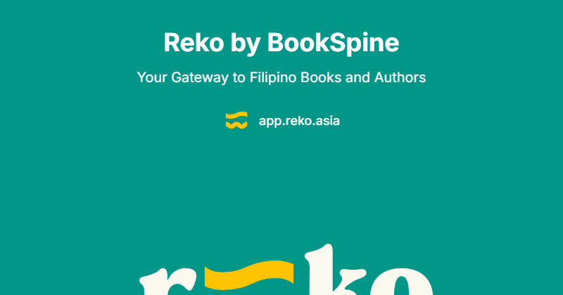 Your Gateway to Filipino Books and Authors | REKO by BookSpine
